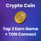 Crypto Coin Tap-2-Earn Clicker Game With Telegram Mini App + API + Bot + TON Wallet Connect by ...